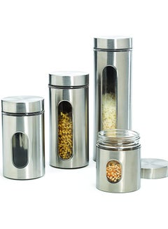 Generic 4 piece set Stainless Steel Food Storage Canister Sets with ...