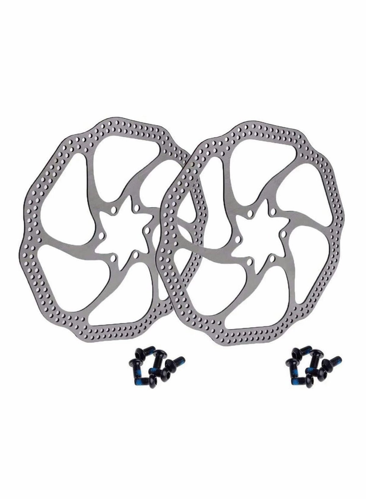 SYOSI 16cm Disc Bike Brake Rotor with 6 Bolts Stainless Steel Bicycle ...