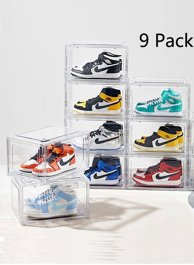 Generic Shoe Storage Box Clear Plastic Shoe Organizer for Closet ...