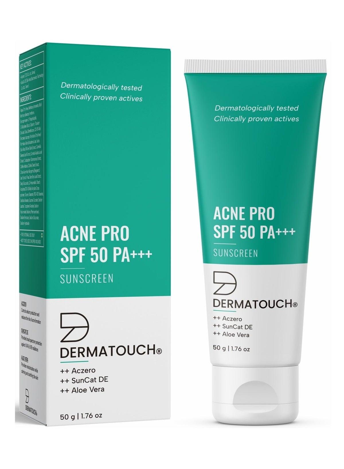 DERMATOUCH DERMATOUCH Acne Pro SPF 50 PA+++ Sunscreen | Non-acnegenic ...
