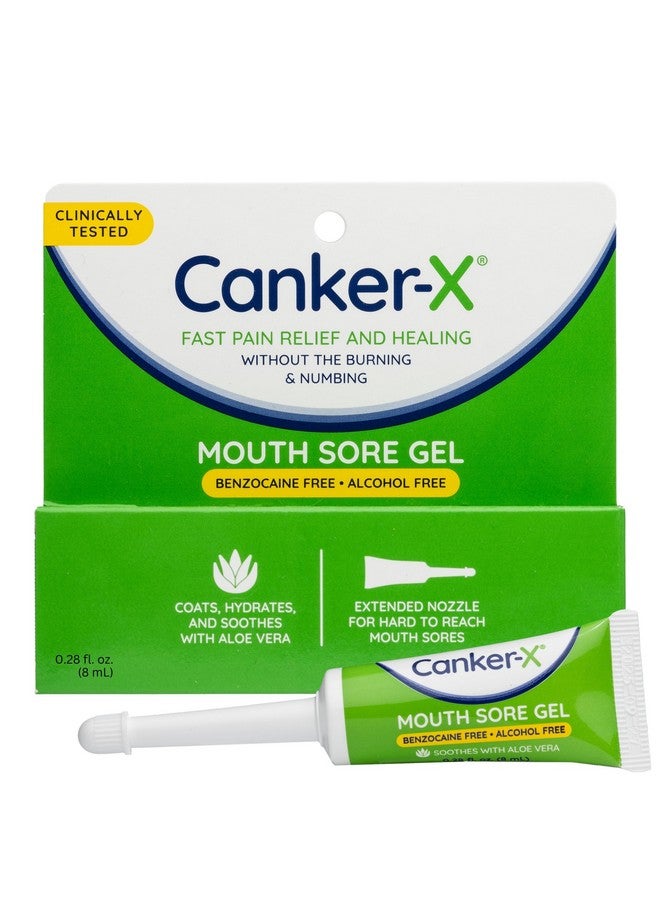 Canker-X Canker-X Mouth Sore Gel, Fast Pain Relief & Healing for Canker ...