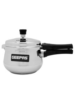 GEEPAS Stainless Steel Pressure Cooker 3L - Cool Touch Handle & Safety ...