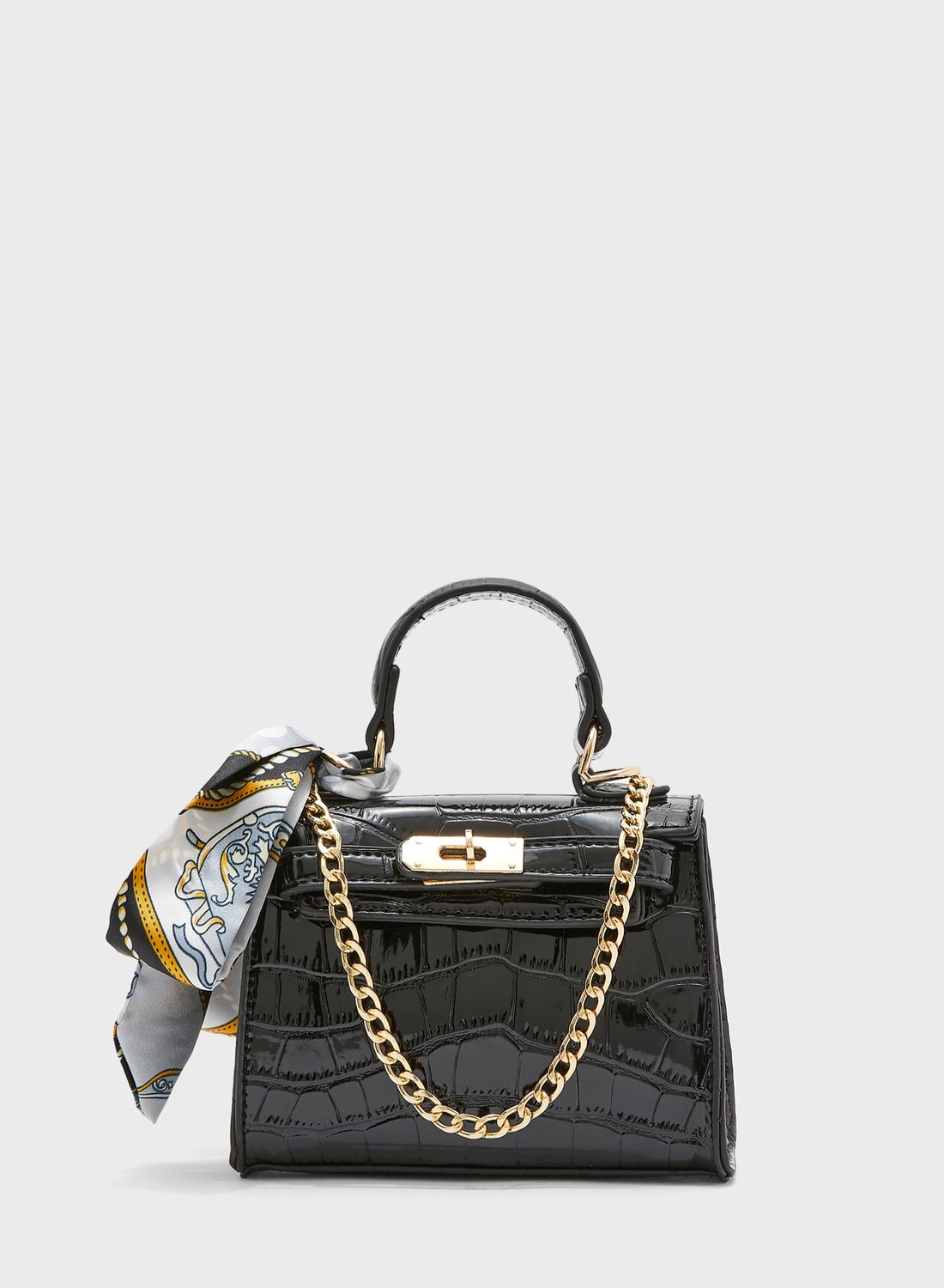ELLA Mini Handbag with Scarf Detail | Best Price UAE | Dubai, Abu Dhabi