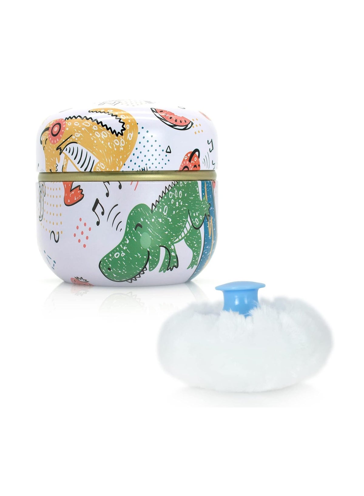 SYOSI Large Powder Puff for Body Powder with Powder Container, Soft ...