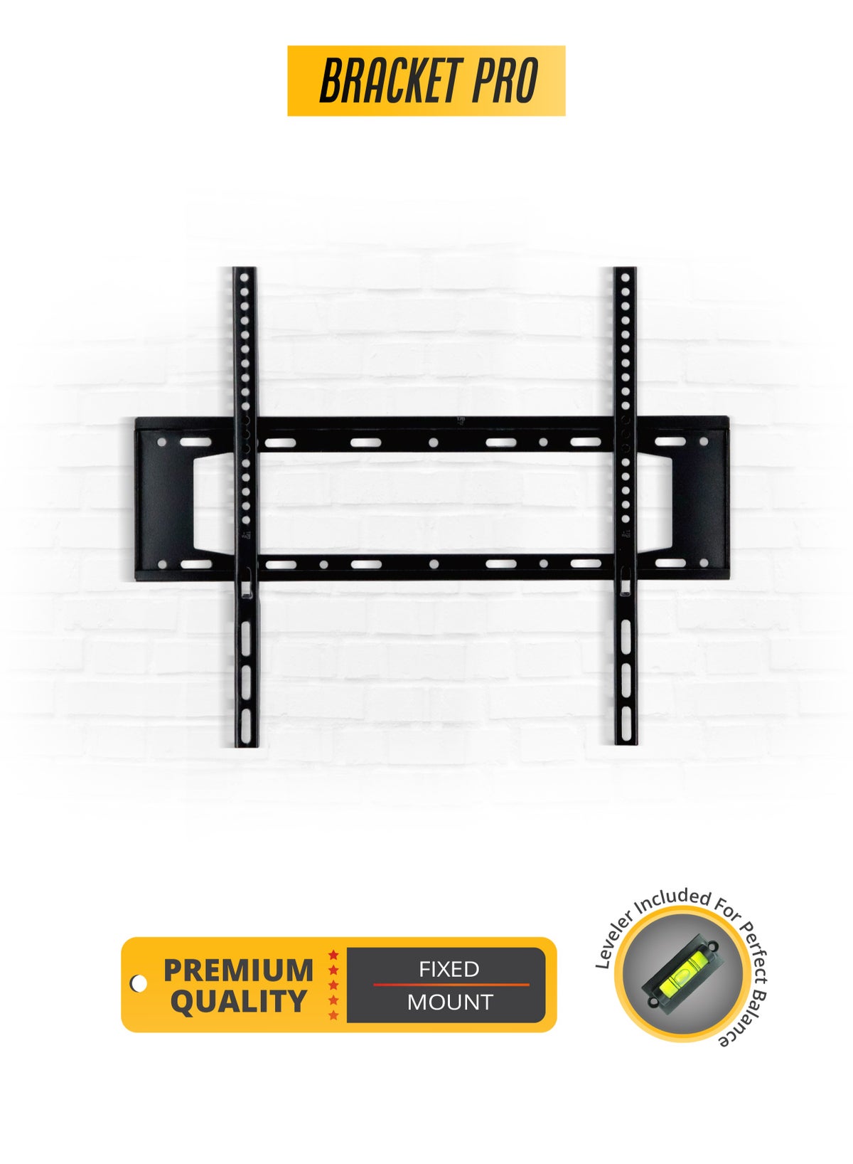 Bracket Bracket Pro Fixed TV Wall Mount for 40-85 Inch Screens – Heavy ...