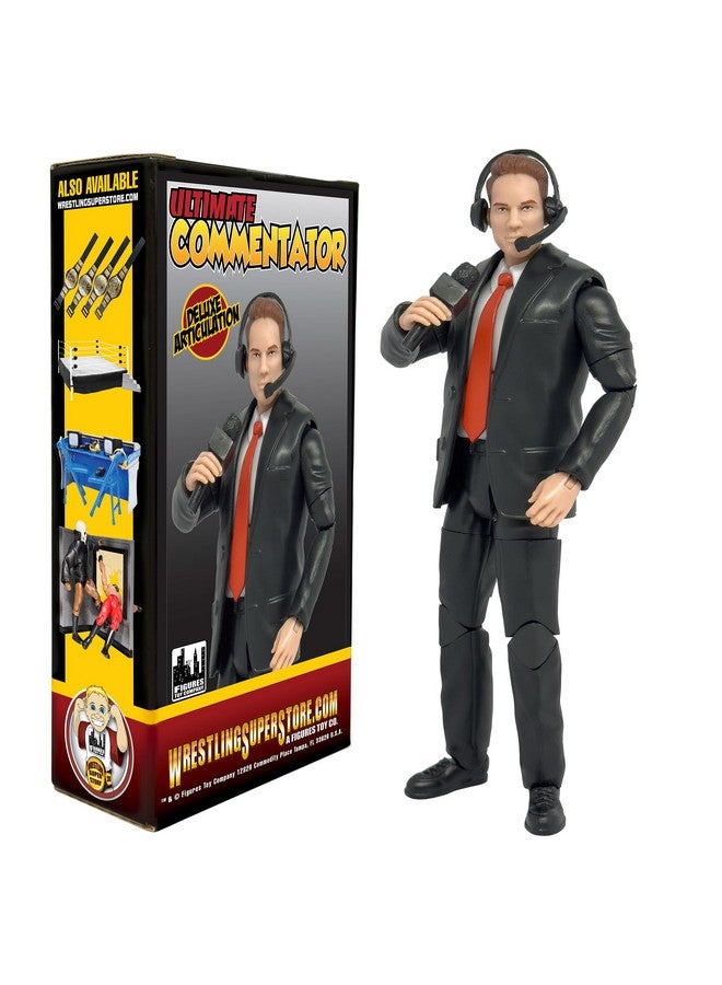 Figures Toy Company Ultimate Commentator Announcer With Deluxe ...