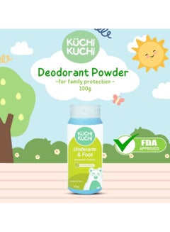 Kuchi Kuchi Kuchi Kuchi Underarm & Foot Deodorant Powder - 100g. | Best ...