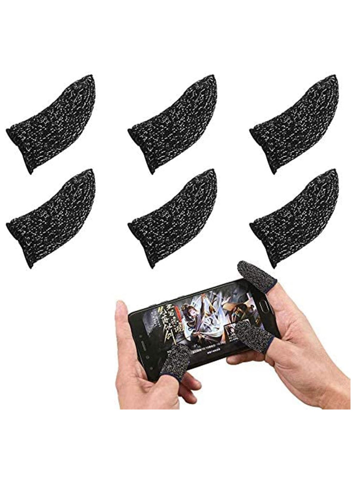 ECVV Touch Screen Finger Sleeve, Mobile Game Finger-Cot, Ultra-Thin ...