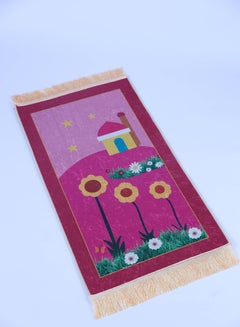 FUN MOMENT Quilted Prayer Rug with an Islamic Design for Children ...