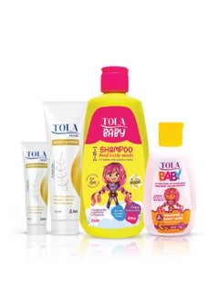 Tola Tola Oil Replacement 150ml + Tola baby Shampoo 80ml oo 250ml ...