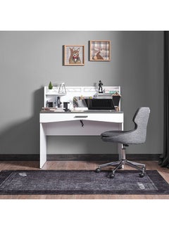 DANUBE HOME Oscar Study Desk Computer Table Office Desk Workstation ...