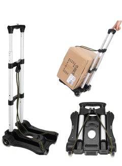 MIXDE Folding Large Capacity Hand Truck and Heavy-Duty Luggage Trolley ...
