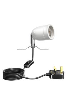 SYOSI 300W Ceramic Reptile Heat Lamp Holder, E27 Base Ceramic Heat Bulb ...