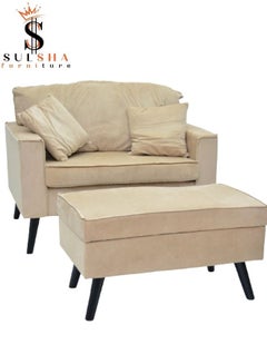 SULSHA Modern Single Seat Sofa with Storagable Table UAE | Dubai, Abu Dhabi