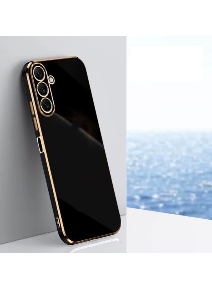 Generic Electroplate Silicone Case Cover for Samsung Galaxy A56 5G plated edge cute love soft ...