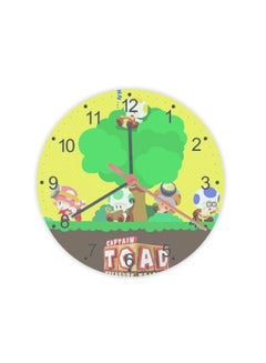 BP Printed Glass Clock Toad From Super Mario Video Game KSA | Riyadh ...