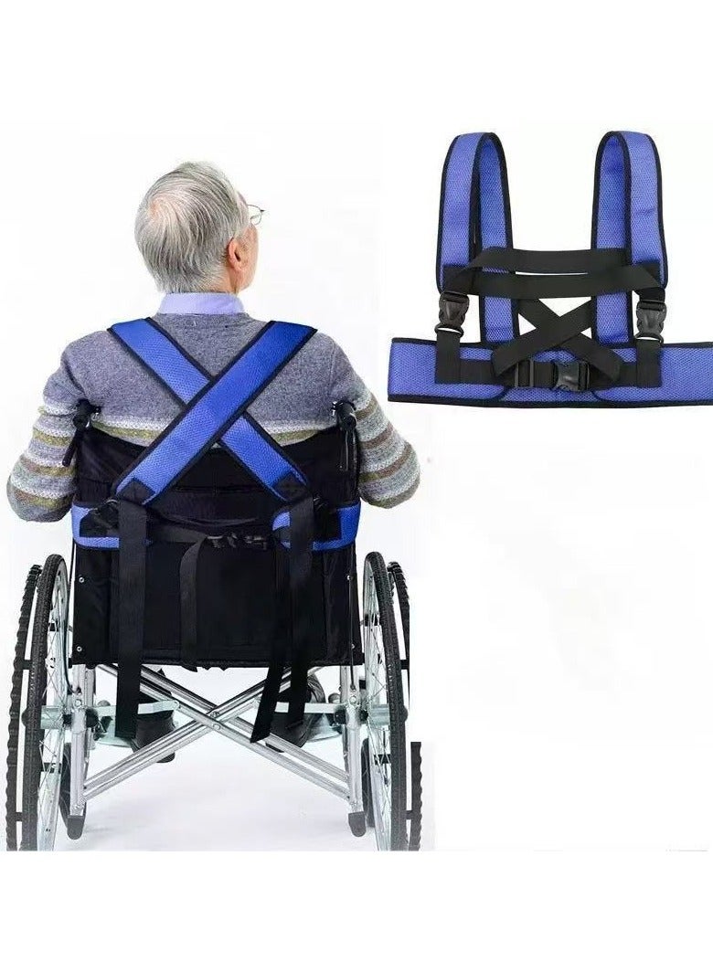 PYC Wheelchair Fall Prevention Safety Seat Belt Shoulder Fixing Straps ...