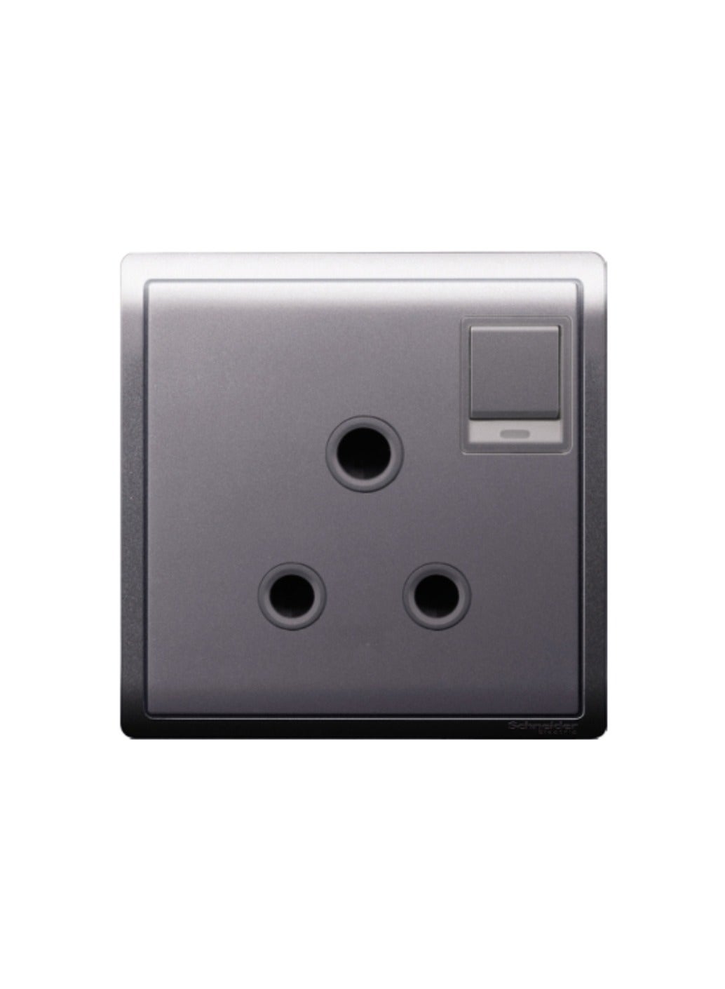 Schneider Electric Schneider Electric 15A 250V 1 Gang 3 Round Pin ...