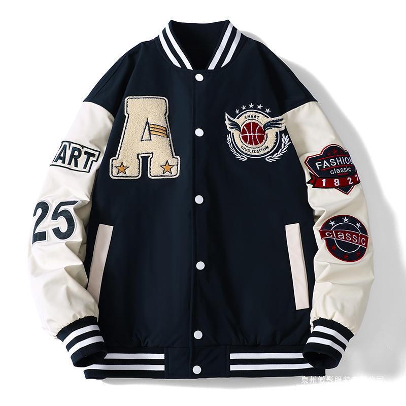 Generic American Fashion Baseball Uniform Functional Style Jacket Men'S ...