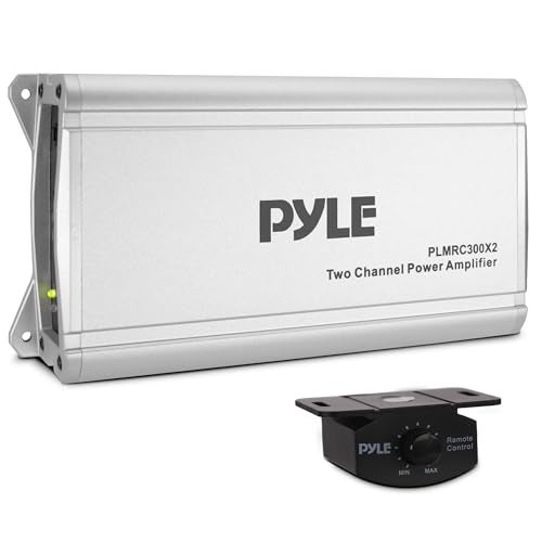 Pyle Pyle 2-Channel Compact Class D Weather Resistant Amplifier System ...