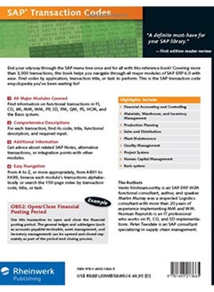 SAP Transaction Codes: Your Quick Reference to Transactions in SAP ERP ...