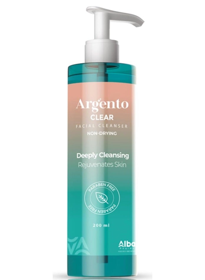 ARGENTO Facial Cleanser for Oily & Mixed Skin - Controls Oil & Cleanses ...