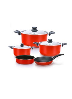 TRUEVAL Kitchen Cooking Set 8 Pcs (pot 16-20-24 - frying pan 18 - oven ...