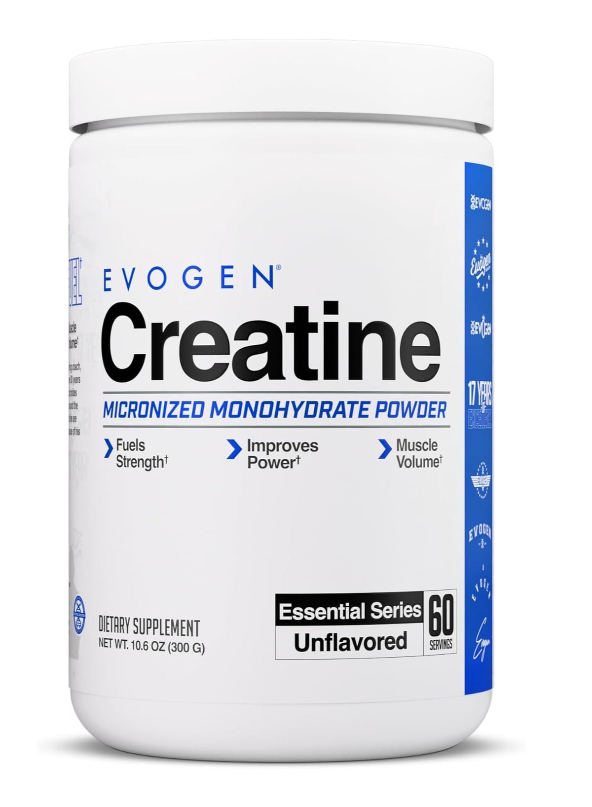 Evogen Nutrition Creatine Unflavored 60 Servings 300g | Best Price UAE ...