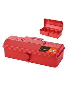 LAWAZIM Tool Box -36cm Red - Durable Rust-Proof Anti-Corrosion Metal ...