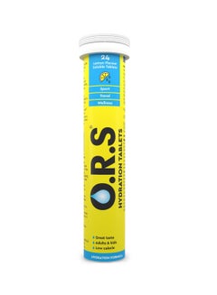 ORS Ors Hydration Tablets - Natural Lemon Flavor - 24 Count Pack UAE ...