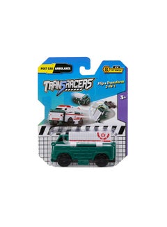 TRANSRACERS Transracers 2-In-1 Flip Vehicle - Speed Train To Ambulance ...