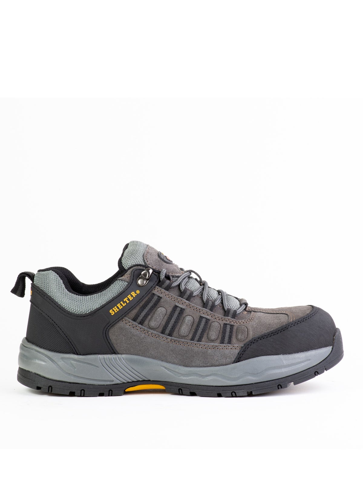 SHELTER Industrial Safety Shoes for Men Durable Steel Toe Work Shoes ...