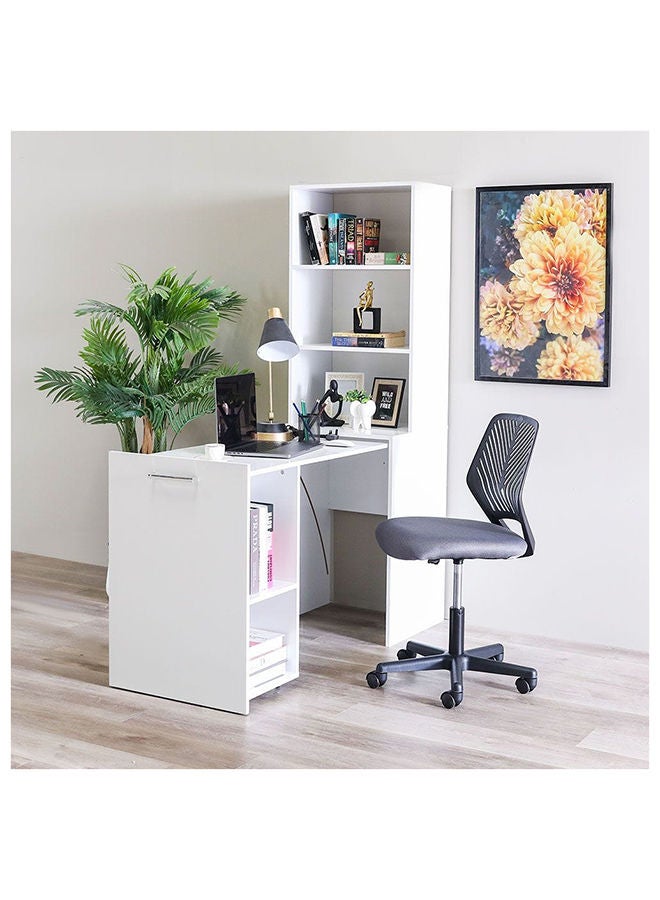 DANUBE HOME Ivana Computer Table Office Desk Workstation Modern PC ...