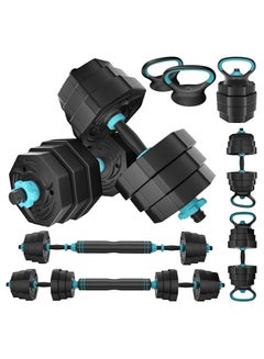 Generic 20kg Versatile 6-in-1 Adjustable Dumbbells Set, Non-Rolling ...