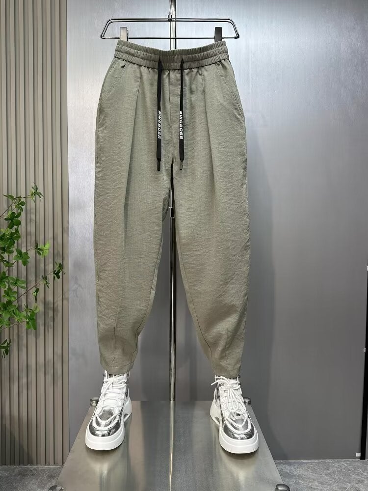 Generic 2024 Breathable Drawstring Draping Casual Pants Men'S Trendy ...