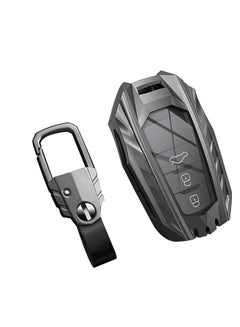 SYOSI Alloy Key Fob Cover with Keychain for Toyota, Metal Zinc Shell ...