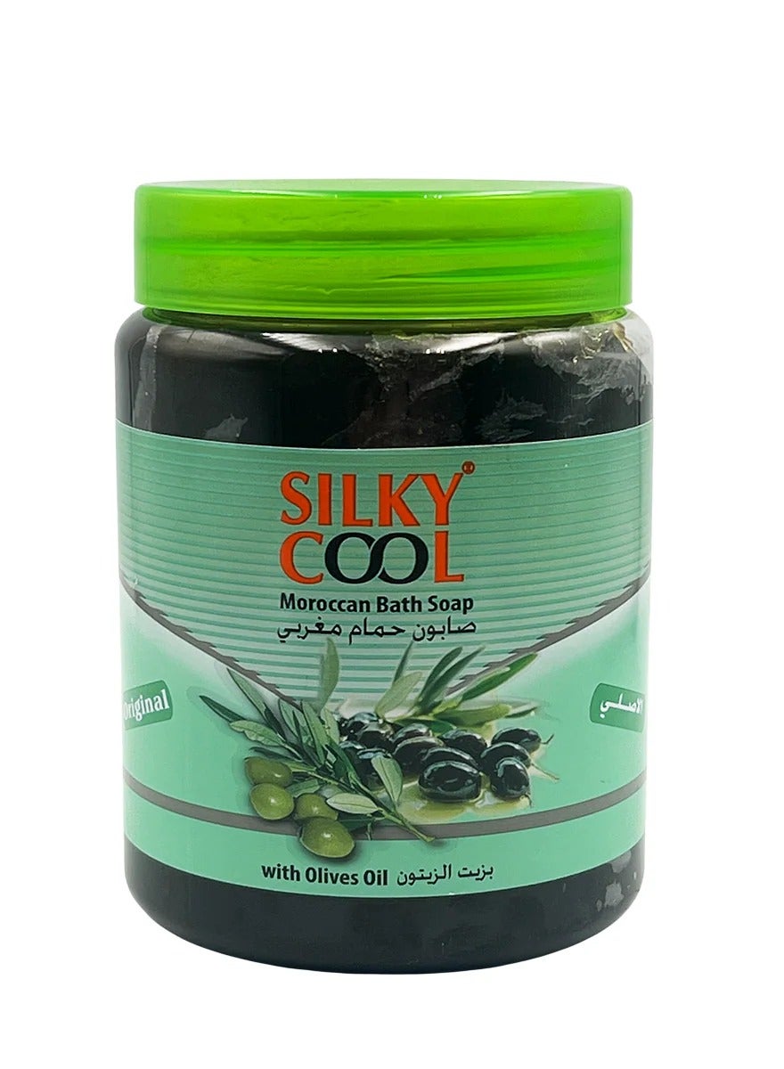 Silky Cool Moroccan Bath Soap With Olive Oil 500 ml | Best Price UAE ...