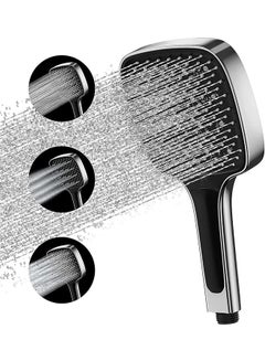Garlo Shower Head, High Pressure Shower Heads with 3 Spray Modes ...
