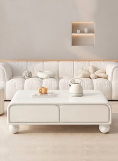 C&C Home Multifunction Round Corner Design Solid Wood Coffee Table ...