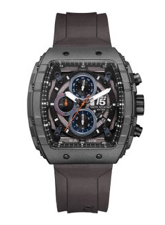 T5 Watches T5 Mens Chronograph Silicone Strap Watch H3856G-GRYBLK UAE ...