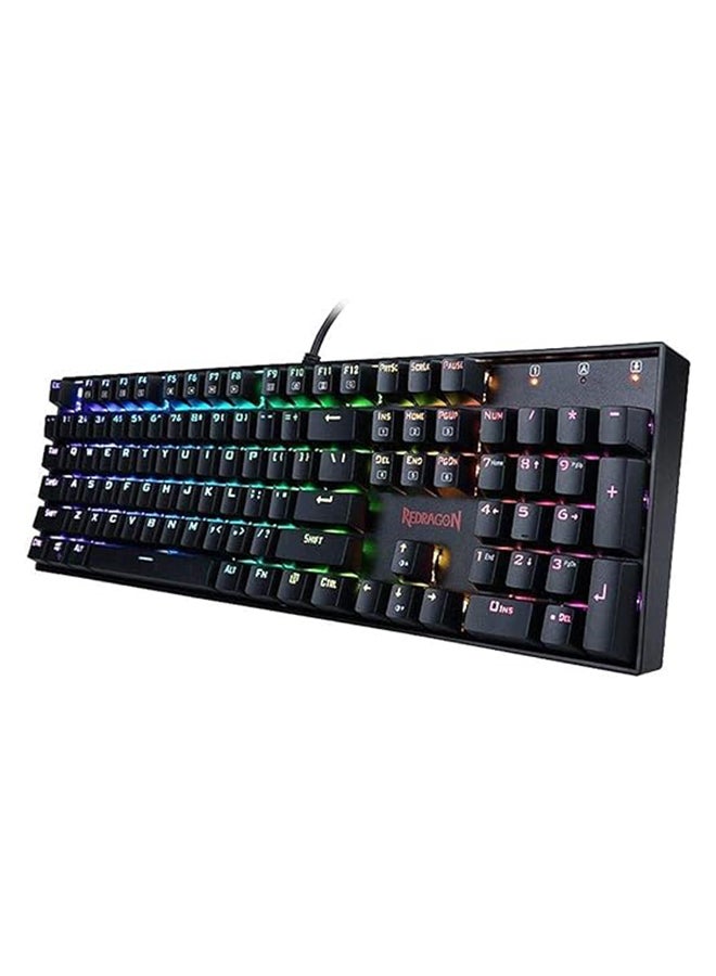 REDRAGON K551-RGB Mechanical Gaming Keyboard with Cherry MX Blue Switches Vara 104 Keys Numpad ...