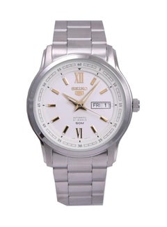 Seiko Seiko 5 SNKP15K1 Silver with White Dial Men's Classic Automatic ...