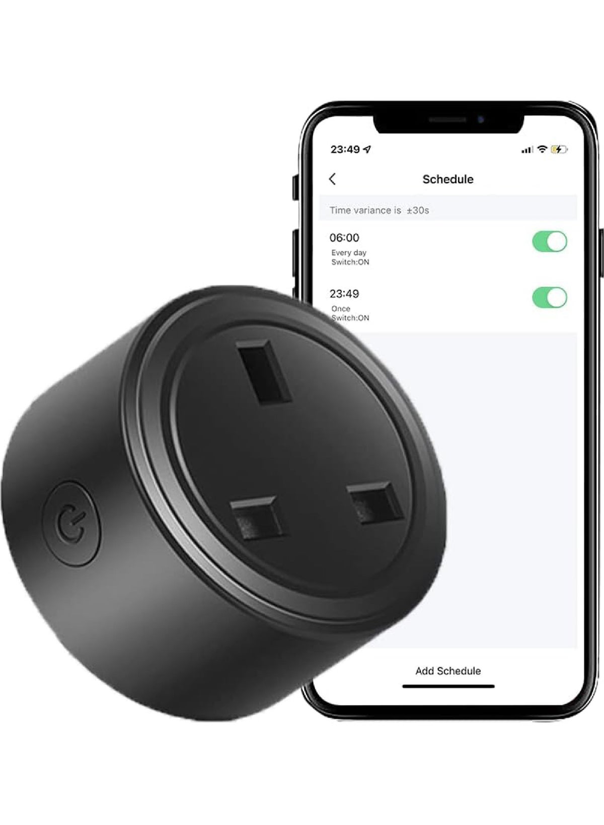 Rock Pow 20A Tuya Smart Plug WIFI Wireless Socket Timing Schedule Power ...
