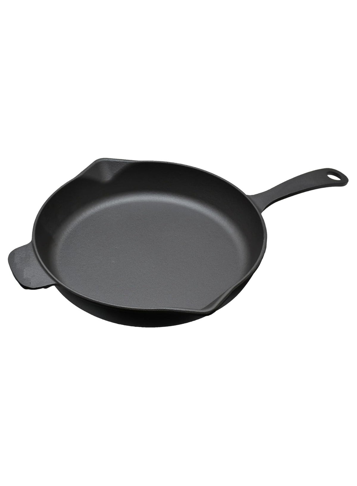 ALMA Seasoned Cast Iron Skillet - Ergonomic Frying Pan with Assist ...