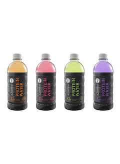 AQUATEIN Pro 21G Protein Water Variety Pack, 500ml, 4 Pack Bottles ...