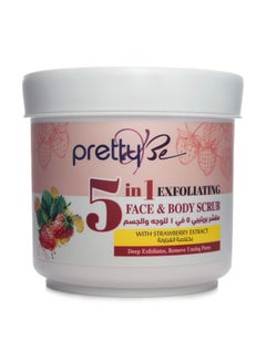 Pretty Be Pretty Be 5 in 1 face & body scrub with strawberry extract ...