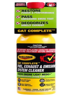 RISLONE Cat Complete Fuel, Exhaust & Emissions System Cleaner (Oxygen ...