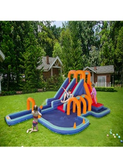 GT-Wheel Inflatable Water Slide Kids Waterslide Park Outdoor with Dual ...