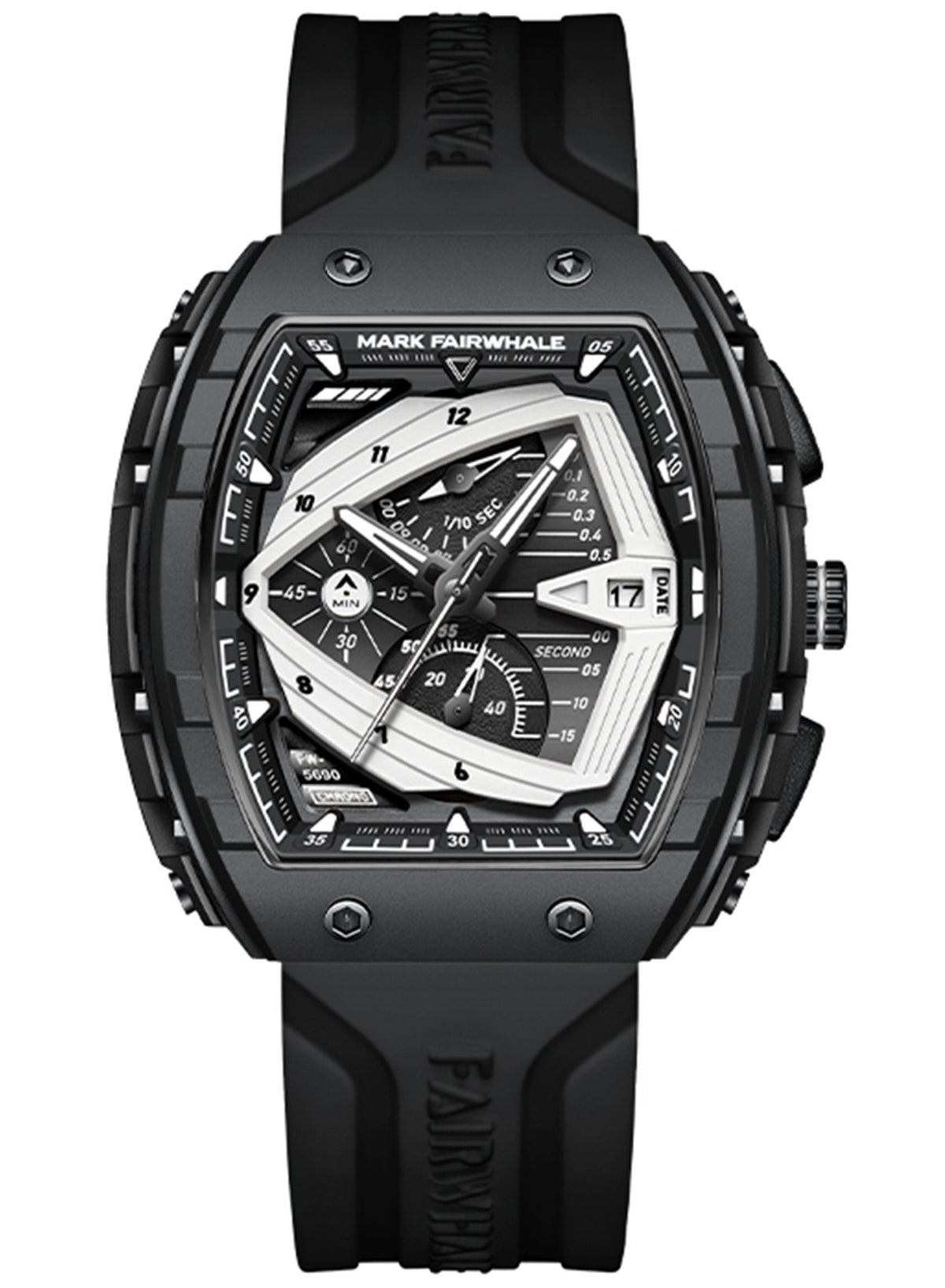 Mark Fairwhale Men's Watches, Quartz, Luxury Waterproof Resin Band ...