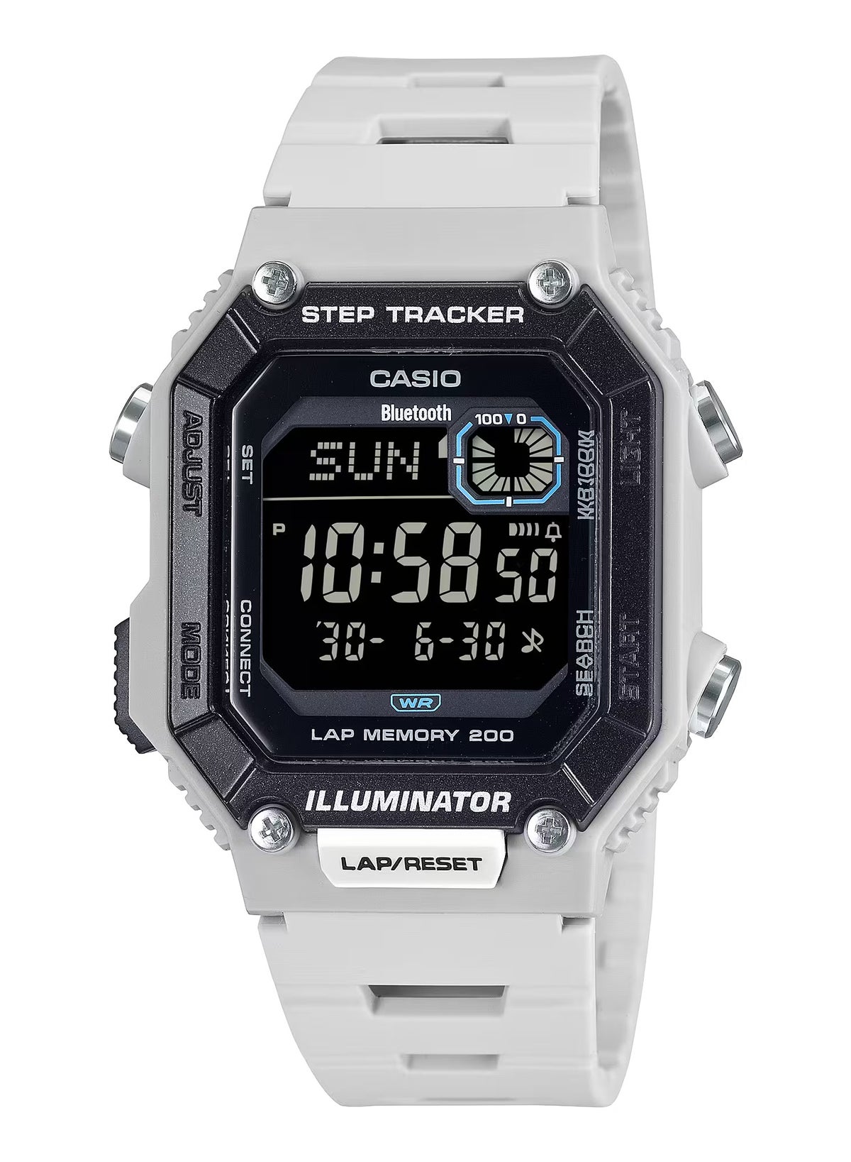 CASIO Digital Steps Tracker Resin Band Watch WS-B1000-8BV | Best Price ...